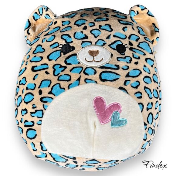 Kellytoy | Toys | Squishmallow About 5 Liv The Teal Leopard Cheetah ...